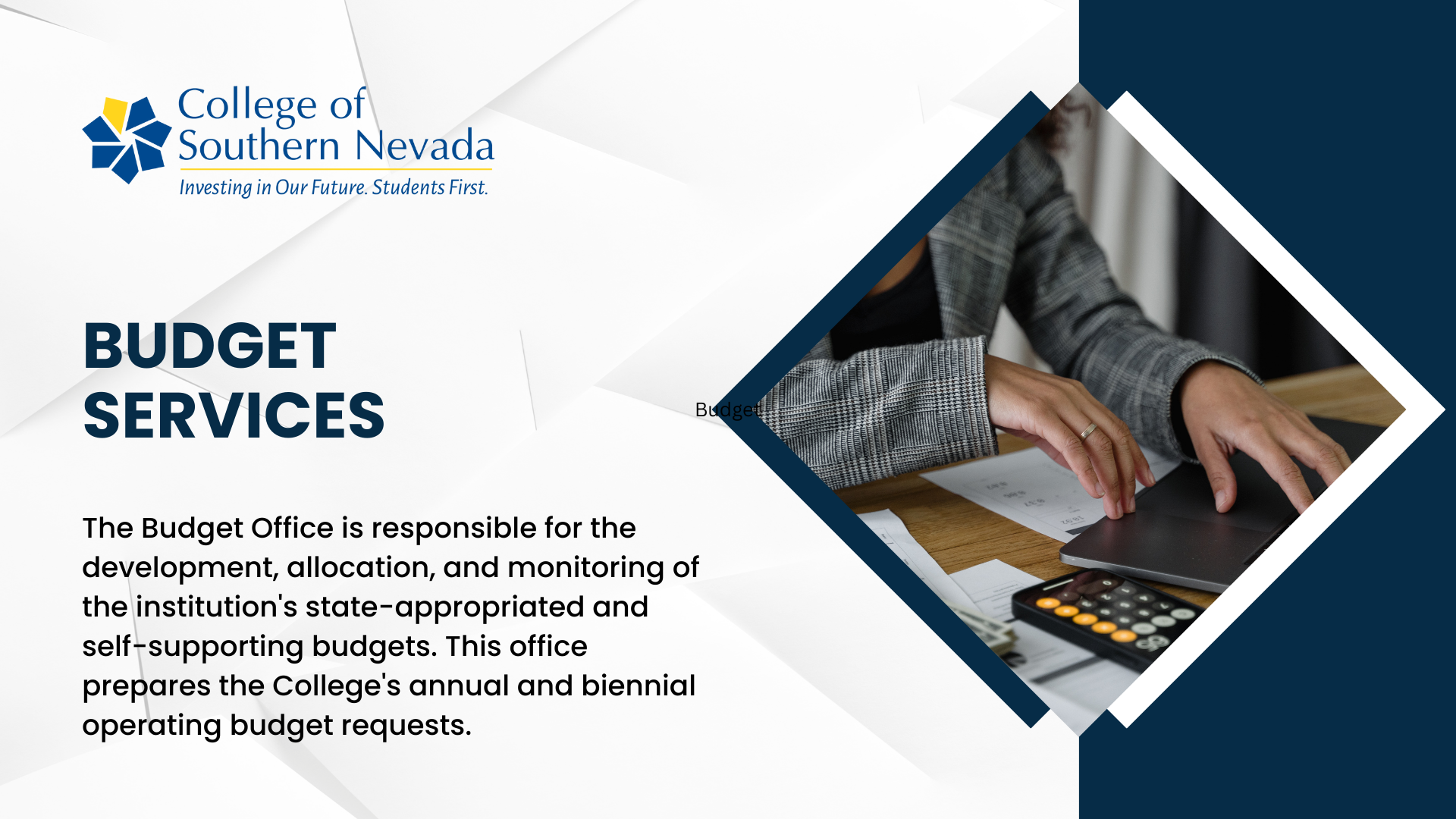 Budget Services | CSN